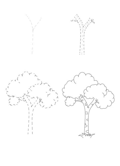 Как нарисовать дерево карандашом поэтапный легкий мастер класс как рисовать деревья ТОП 120