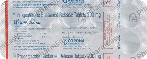 C Hop Sr 200 Mg Tablet 10 Uses Side Effects Price And Dosage Pharmeasy
