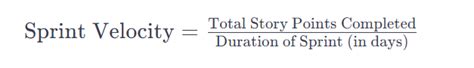 Sprint Velocity Calculator Calculator Doc