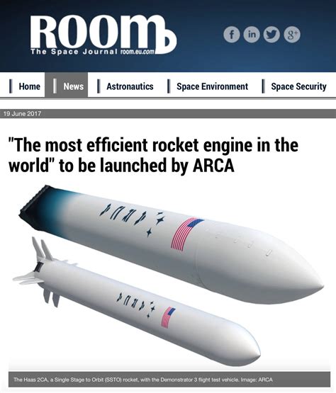 Arca The Most Efficient Rocket Engine In The World To Be