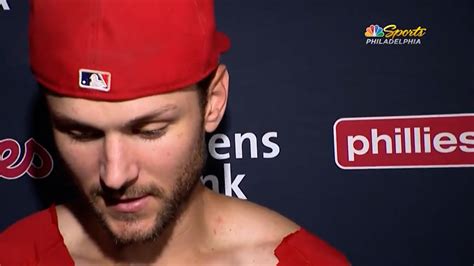 Trea Turner Talks About Receiving A Standing Ovation 08 04 2023