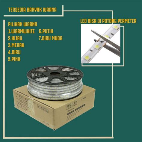 Promo Led Strip Selang M V Lampu Plafon Lampu Pohon Lampu Gapura Diskon Di Seller