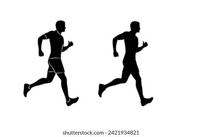 100미터 달리기 달리기 트랙에서 달리는 사람의 스톡 일러스트 2018958953 Shutterstock