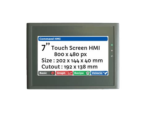 Hm 070mw Hmi Touch Panel 7 0 262144 Colors Tft Display 800 480 Ethernet Port Wifi Vnc 2