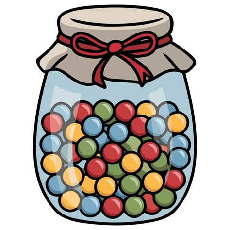 Candy Jar Template Vector Art Icons And Graphics For Free Download
