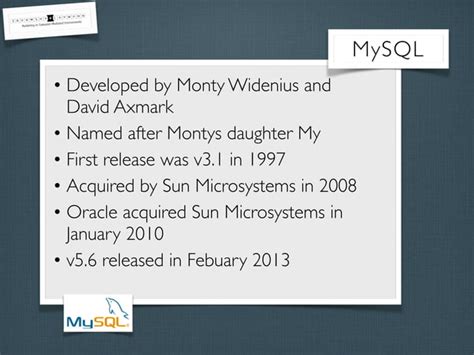 mariadb the future of mysql ppt