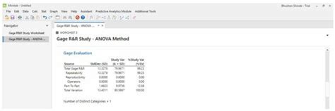 Minitab MSA How To Run An MSA In Minitab With Example