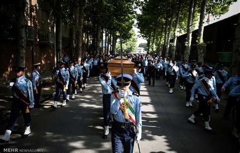 تصاویر تشییع پیکر همسر شهید بابایی