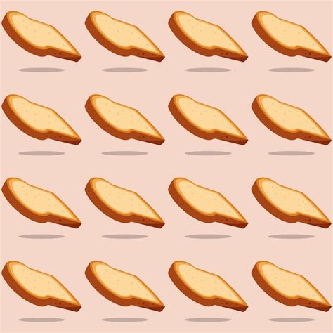 Premium Vector Bread Pattern 5