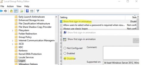 Disable First User Sign In Animation In Windows And Windows OS Hub