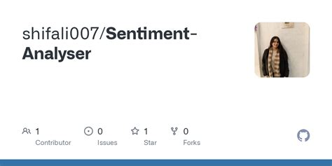 Github Shifali007sentiment Analyser