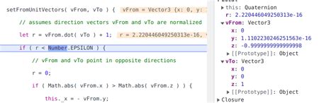 Insufficient Float Accuracy In Tfromunitvectors · Issue 24932 · Mrdoobthreejs