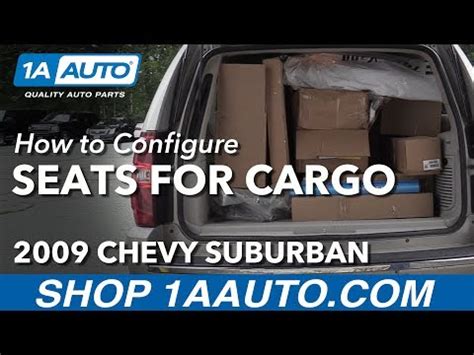 How To Configure Seats For Lots Of Cargo 07 14 Chevy Suburban Youtube