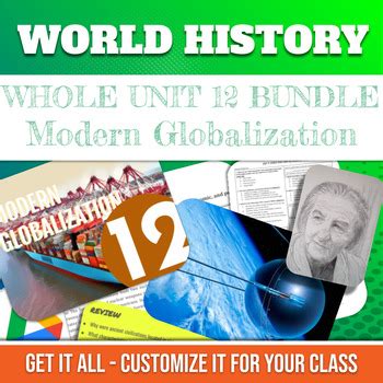 Unit Modern Globalization WHOLE UNIT BUNDLE By Better Courses