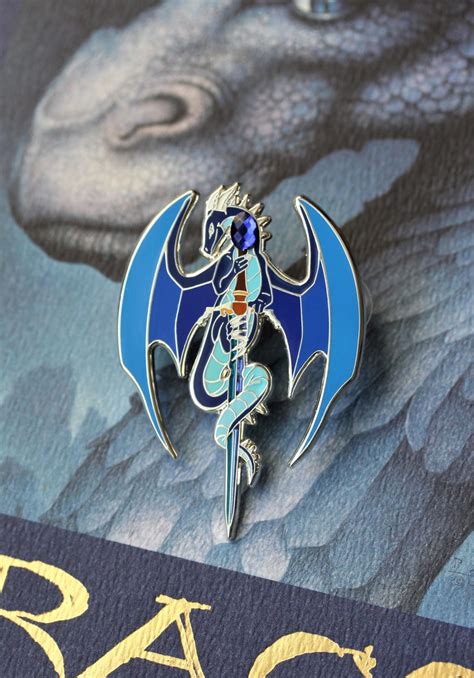 Saphira Eragon Enamel Pin Geek And Artsy