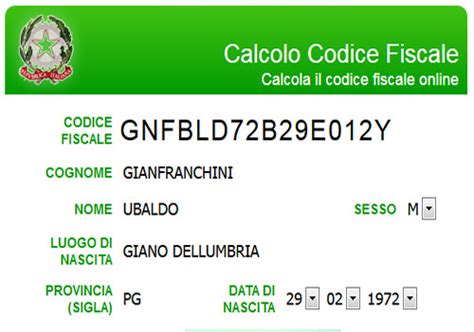 Codice Fiscale