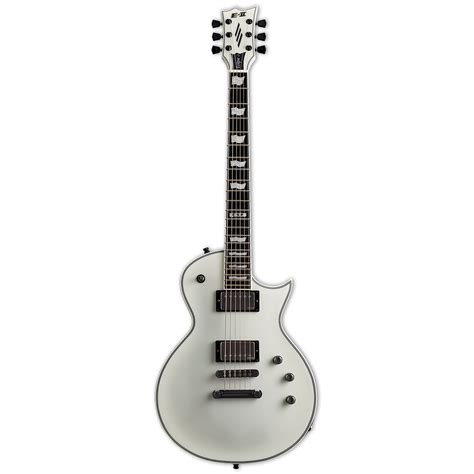 Esp E Ii Eclipse Snow White Satin Electric Guitar Wcase