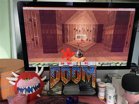 Doom Logo Sprite Pattern Credit To Ubeadinoff Rbeadsprites