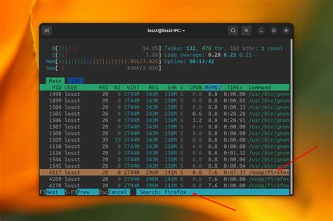 Task Manager In Ubuntu Losst
