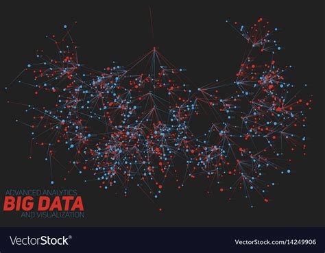 Big Data Tree Visualization Royalty Free Vector Image