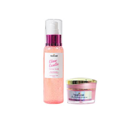 Jual Maryame Bundling Beauty Glow Up Cream Day Cream And Glow Gentle Facial Wash Shopee Indonesia