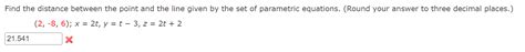 Solved Find A Set Of Parametric Equations Of The Line With Chegg