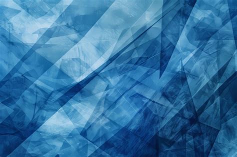 Abstract Blue Geometric Overlay Layers Background For Design Projects