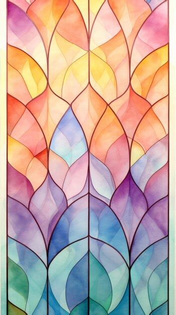 Premium Photo Stained Glass Material Structure Background Generative Ai