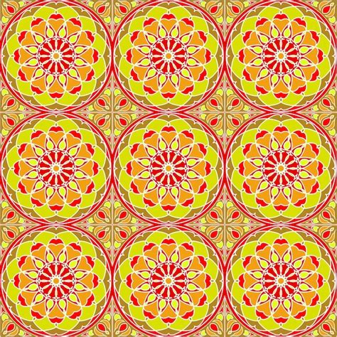 Premium Vector Abstract Oriental Seamless Pattern