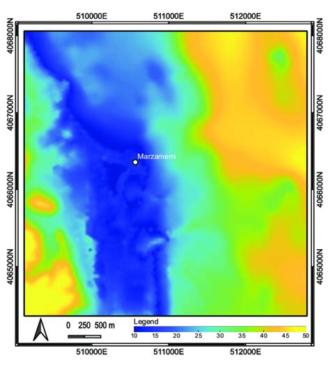 Triangles Density Function The Colour Bar Represents The Density Index Download Scientific