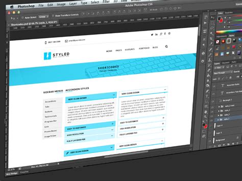 shortcodes page for our new wordpress theme by jenn pereira on dribbble