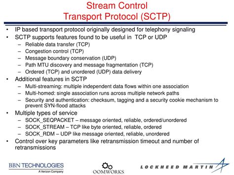 ppt using sctp to improve qos and network fault tolerance of dre systems powerpoint