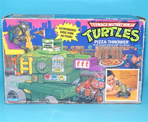 Tmnt Teenage Mutant Ninja Turtles Pizza Thrower Complete Boxed Euro