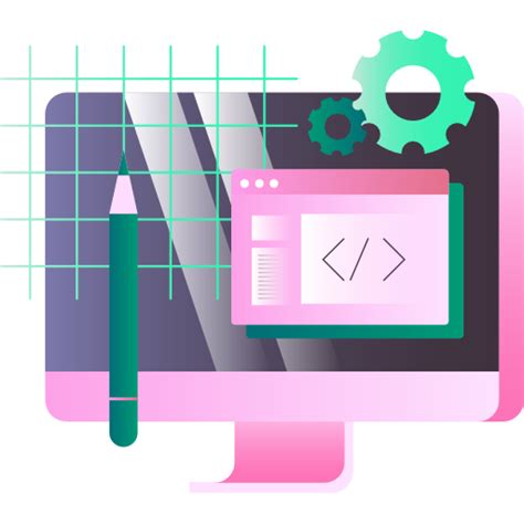 Web Development Generic Flat Gradient Icon