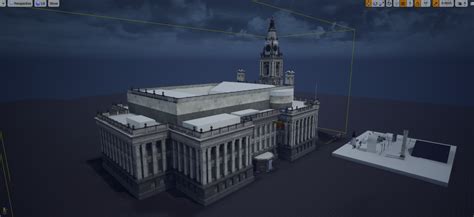 D Modular Building In UE WIP Polycount