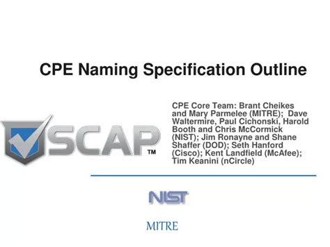 Ppt Cpe Naming Specification Outline Powerpoint Presentation Free