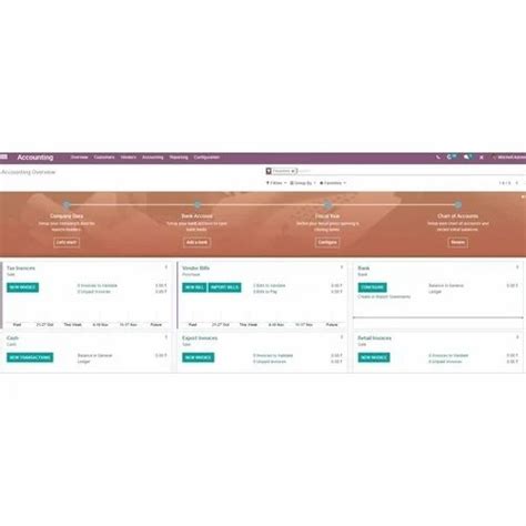 Odoo ERP Accounting System Solution At Best Price In Bengaluru ID