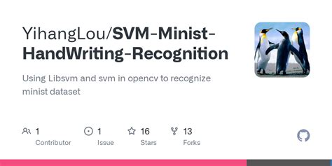 Github Yihanglou Svm Minist Handwriting Recognition Using Libsvm And Svm In Opencv To