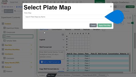 Signals Notebook Create A Plate From A Saved Plate Map In Signals