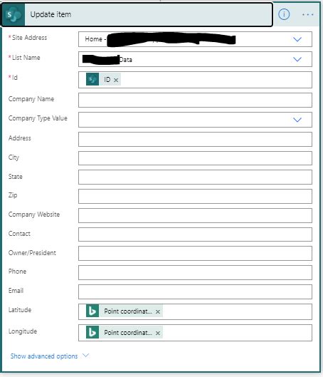 how to get longitude and latitude via power automate kumo partners