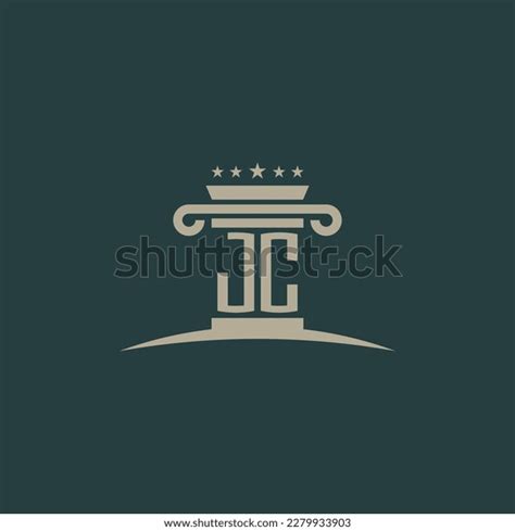 Jc Initials Law Justice Logo Vector Stock Vector Royalty Free 2279933903 Shutterstock
