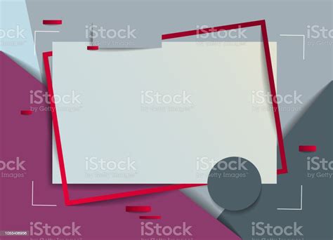 복사와 프레임 텍스트 디자인 서식 파일 전단지 포스터 카드 배너 광고 레이아웃 중간 색상 및 도형 벡터 3d 일러스트 컷 현대적인 스타일 종이 대 한 공간 0명에 대한 스톡