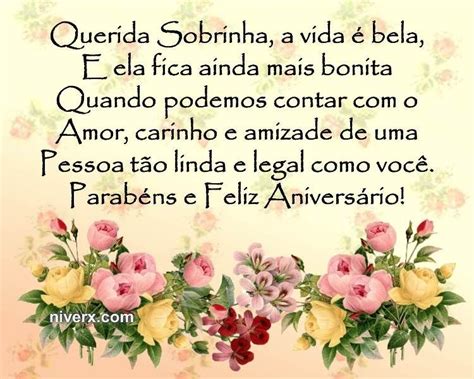 Mensagem De Feliz Anivers Rio De Sobrinha Para Tia No Site Voc Vai Encontrar A Mensagem De