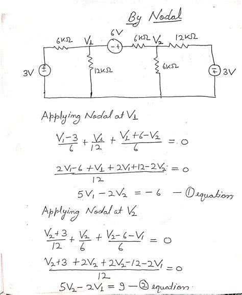 Solved Use Mesh Analysis First Then Provide Another Solution That