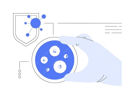 Antibiotic Sensitivity Test Abstract Concept Vector Illustration Scientist Conducting An