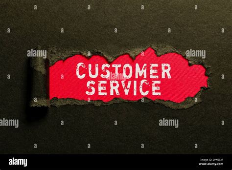 Conceptual Caption Customer Service Word For Process Of Ensuring Customer Satisfaction With A