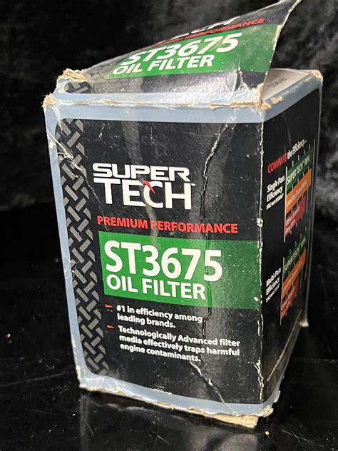 Supertech St6607 Cross Reference Oil Filters Oilfilter