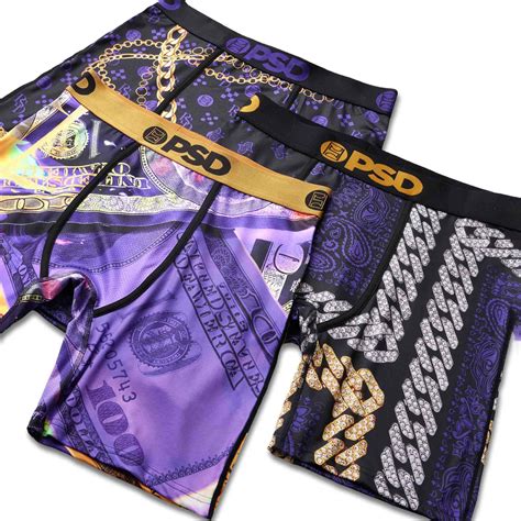 Psd Premium Mens Graphic Underwear Sport And Performance Trunks