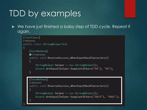 Tdd Test Driven Development Pptx
