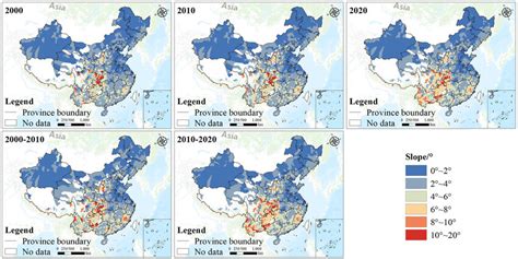 Spatial Distribution Pattern Of Construction Land Slope In Chinas